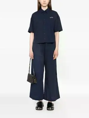 AGNES B. Logo-embroidered Shirt
