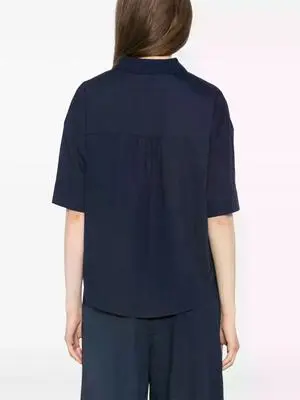 AGNES B. Logo-embroidered Shirt