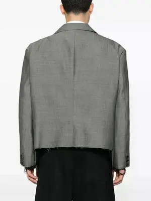 BLACK COMME DES GARÇONS Herringbone Blazer