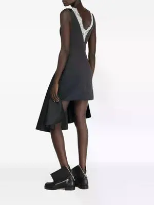 JW Anderson Draped-hem V-neck Dress