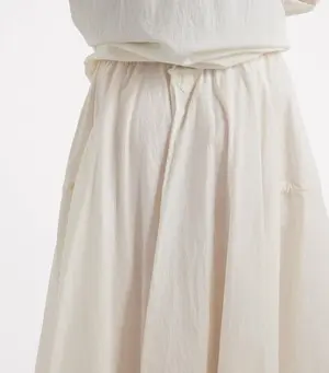 Prada Cotton-blend Midi Skirt