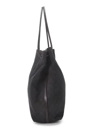 Gucci Gg Canvas Tote With Leather Panels And Gold-tone Hardware