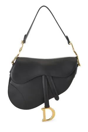 Dior Calfskin Saddle Bag Nm - Black