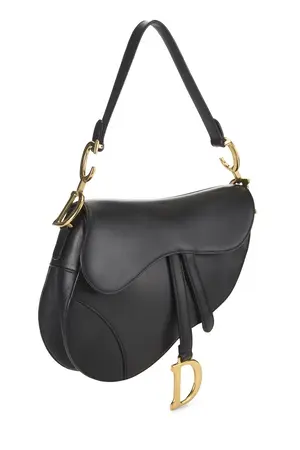 Dior Calfskin Saddle Bag Nm - Black