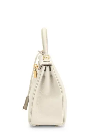 Hermès Gris Pale Togo Kelly Retourne 25