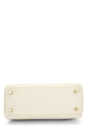 Hermès Gris Pale Togo Kelly Retourne 25