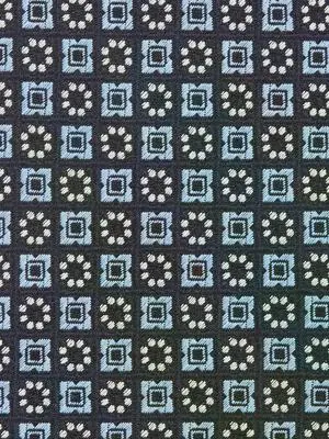 Zegna Cinque Pieghe Silk Neck Tie - Blue