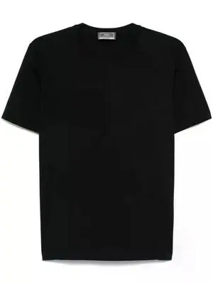 Herno Lightweight-jersey T-shirt - Black
