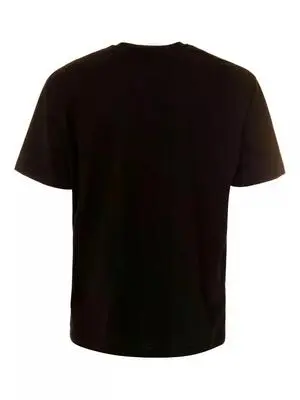 Just Cavalli Logo-embroidered T-shirt - Black