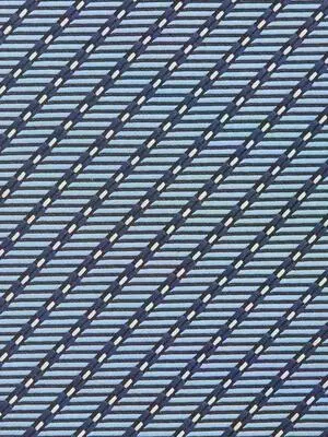 Zegna Cinque Pieghe Silk Neck Tie - Blue