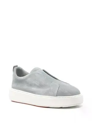 Santoni Suede Sneakers