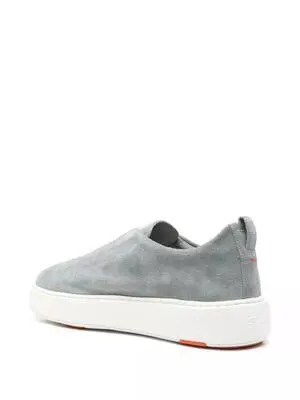 Santoni Suede Sneakers