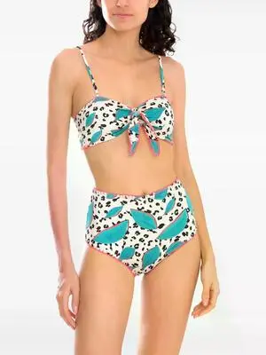 BRIGITTE Graphic-print Bikini Set