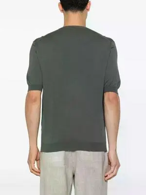 Fedeli Fine-knit T-shirt - Green