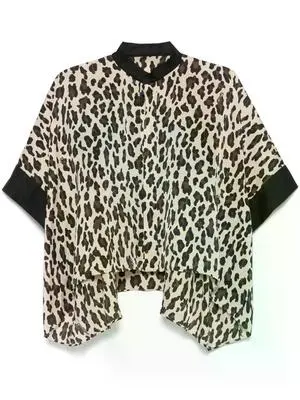 Sacai Leopard-print Blouse