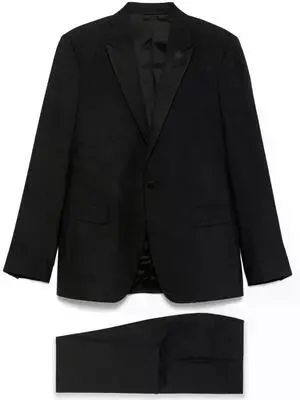 LARDINI Satin-lapels Suit