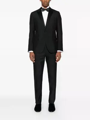 LARDINI Satin-lapels Suit