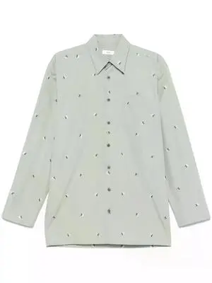 RIER Argile Flowers Poplin Shirt