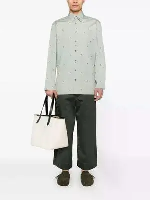 RIER Argile Flowers Poplin Shirt