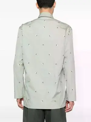 RIER Argile Flowers Poplin Shirt