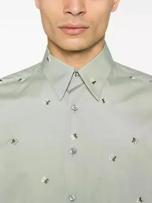 RIER Argile Flowers Poplin Shirt