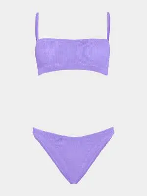 Hunza G Gigi Bikini Crinkle Lilac