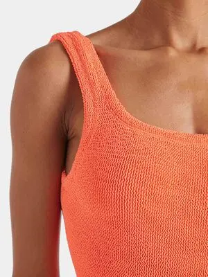 Hunza G Square Neck Swimsuit - Orange