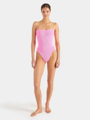 Hunza G Brooke Swimsuit - Bubblegum