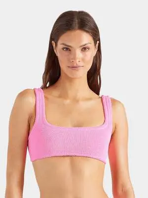Hunza G Xandra Bikini Top - Bubblegum
