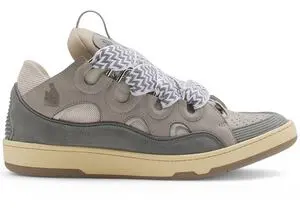 LANVIN Curb Low-top Sneakers - Grey/ivory