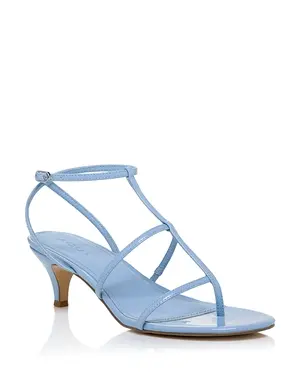 Aqua Strappy Sandals For Women