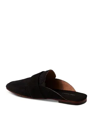 Free People At Ease Embossed Loafers - Balck