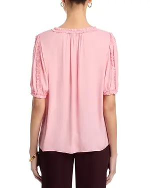 T Tahari Ruffled Blouse