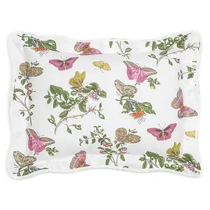 MATOUK Baudin Butterfly Boudoir Sham - Pink