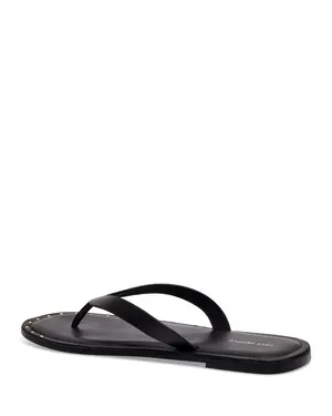 Free People Sona Thong Sandals - Black