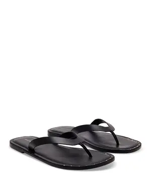 Free People Sona Thong Sandals - Black