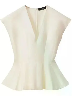 Fabiana Filippi Peplum Waist Shirt