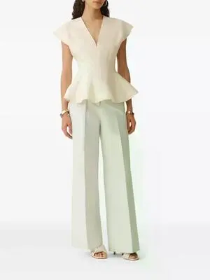 Fabiana Filippi Peplum Waist Shirt