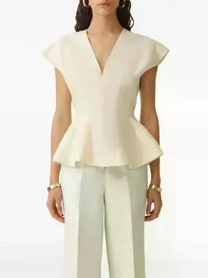 Fabiana Filippi Peplum Waist Shirt
