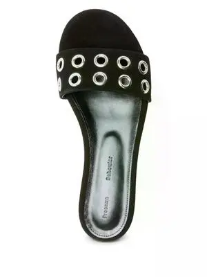 Proenza Schouler Grommet Slides - Black