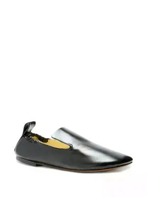 Proenza Schouler Glove Ruched Loafers - Black