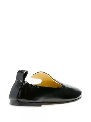 Proenza Schouler Glove Ruched Loafers - Black