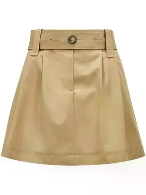 Moncler Mini Gabardine Skirt