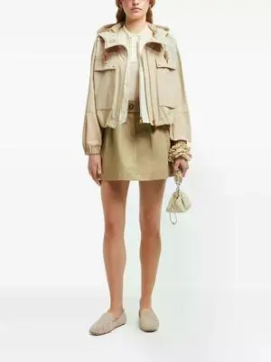 Moncler Mini Gabardine Skirt