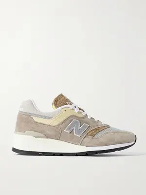 NEW BALANCE 997 Leather And Mesh-trimmed Sneakers