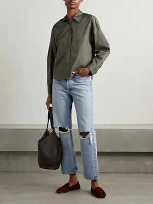 AGOLDE 90s Distressed Straight-leg Jeans