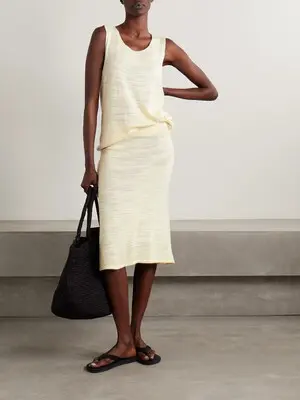 THE ROW Jesto Silk-blend Skirt