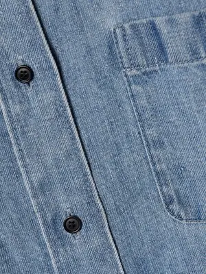 THE ROW Nesson Linen-chambray Shirt - Blue