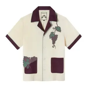 TOMBOLO Tombarolo' Cabana Shirt - Wine