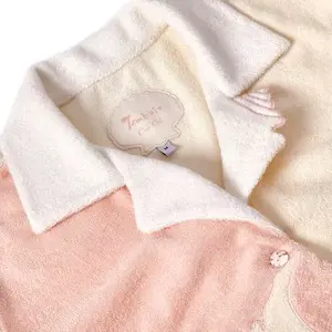 TOMBOLO Terrycloth Cropped Cabana Shirt